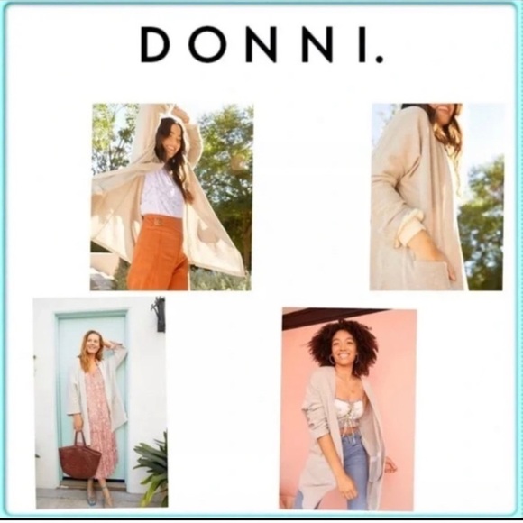 DONNI. | Tops | 84 Donni Cardigan One Size Donni | Poshmark